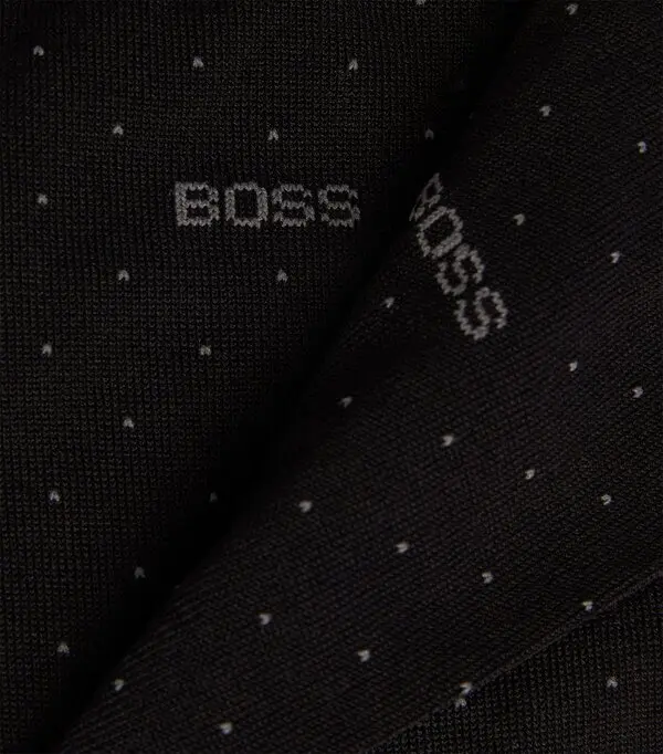 BOSS George Pin Dot Socks - Black