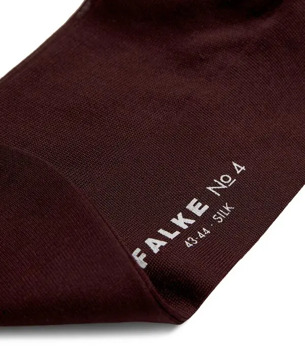 Falke No. 4 Dress Socks - Burgundy