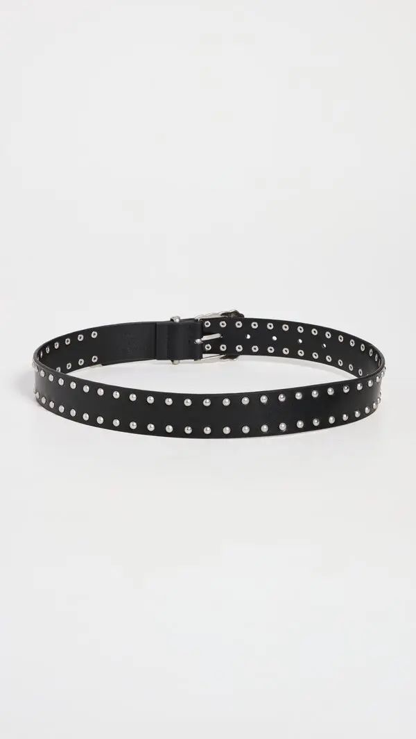 Buy Good American Studded Western Belt - Black001 At 70% Off  display picture 3