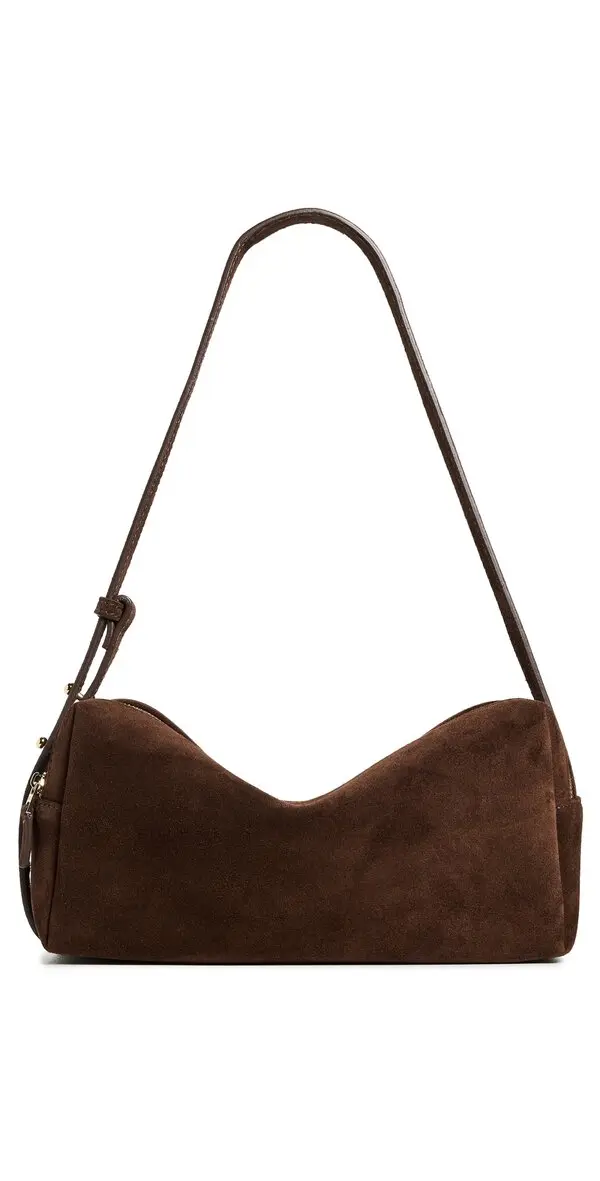 ELLEME Trousse Suede Shoulder Bag - Brownie