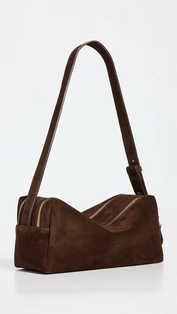 ELLEME Trousse Suede Shoulder Bag - Brownie