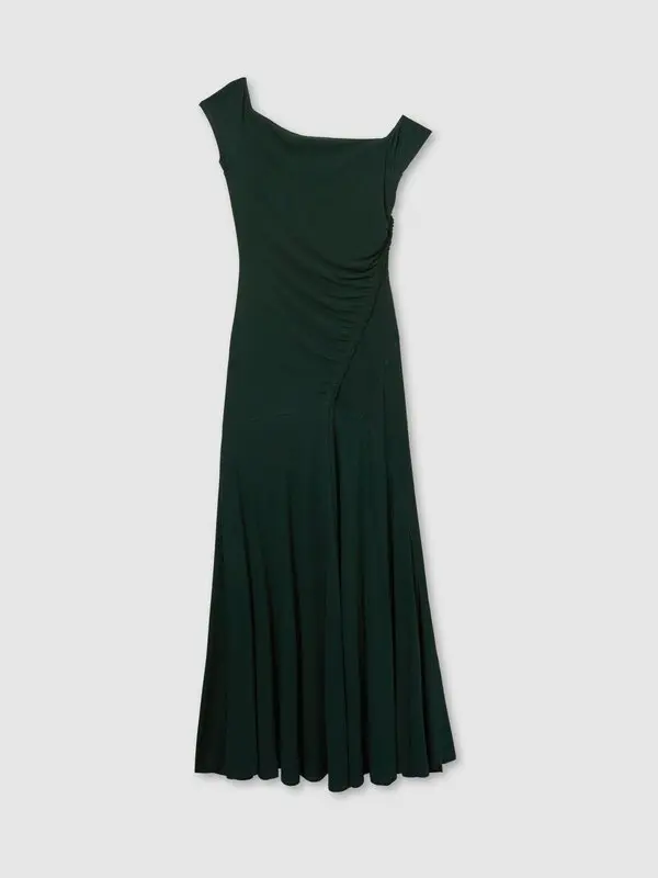 REISS Elliotte Atelier Gathered Maxi Dress