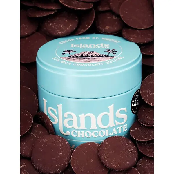 ISLANDS CHOCOLATE 55% Milk Chocolate Buttons 200g