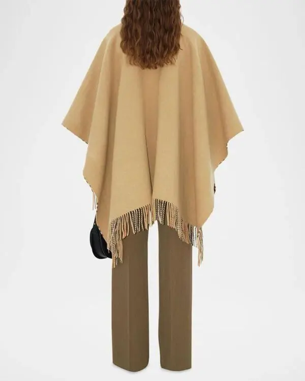 Burberry St. Marsh Wool Cape