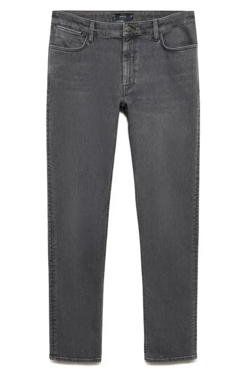Mango Patrick Slim-fit Jeans - Denim Grey