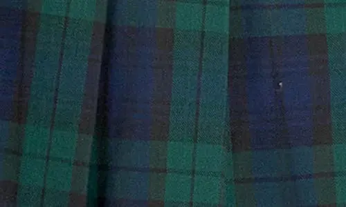 English Factory Plaid Pleated Skort