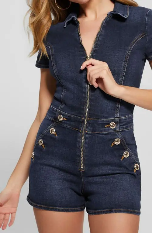Guess Janae Denim Romper