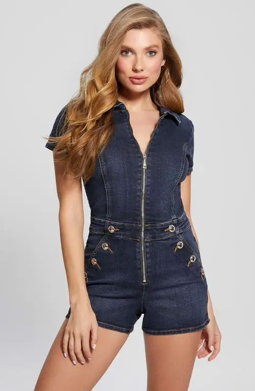Guess Janae Denim Romper