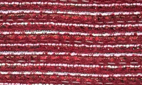 Endless Rose Stripe Tweed Jacket - Cranberry