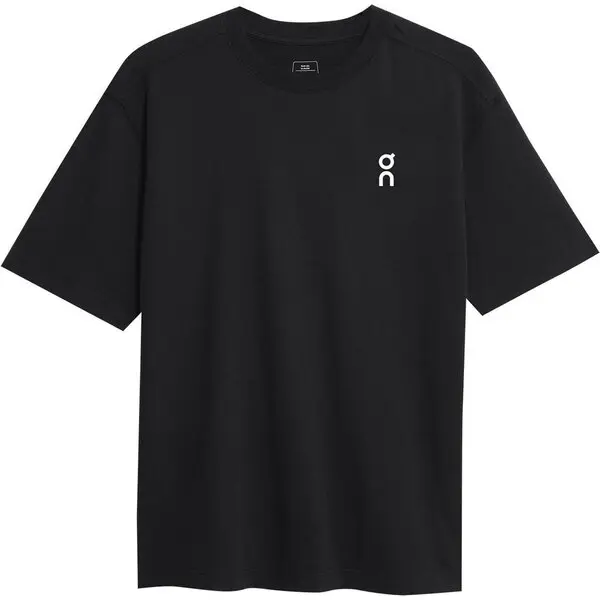 On Club T Oversized Organic Cotton T-shirt - Black