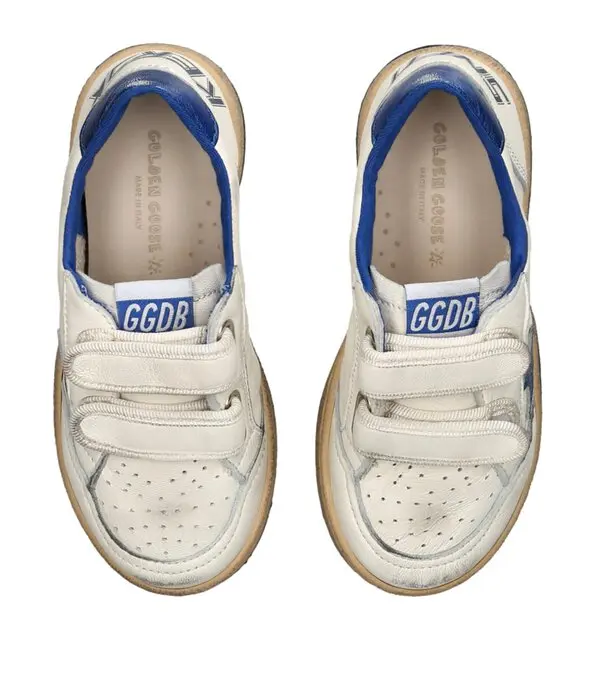 GOLDEN GOOSE Ball Star Velcro Leather Sneakers