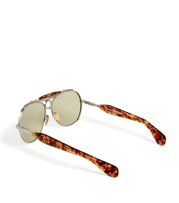 JACQUES MARIE MAGE Aspen Aviator Sunglasses