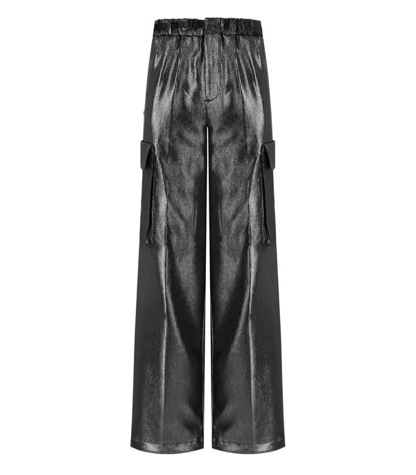 WHITE SAND Metal Cargo Trousers - Grey