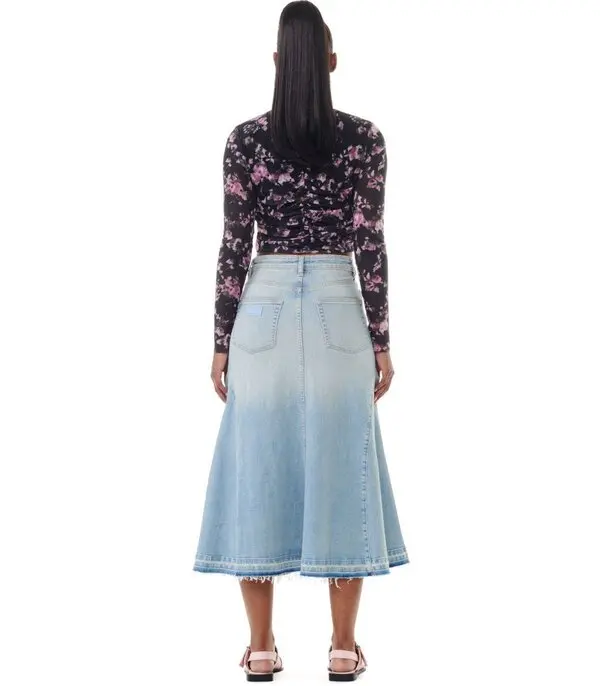 GANNI Denim Skirt