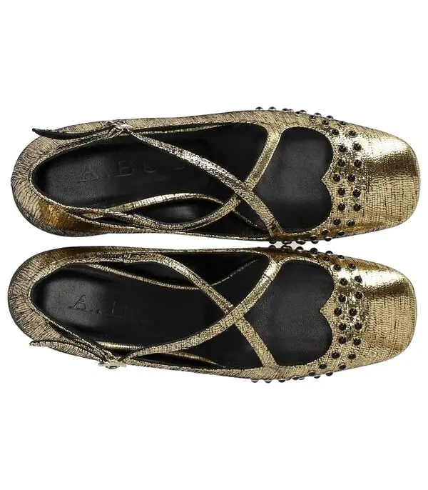 A.BOCCA Crackled Pumps