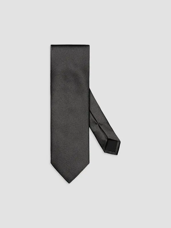 Eton Textured Solid Silk Tie