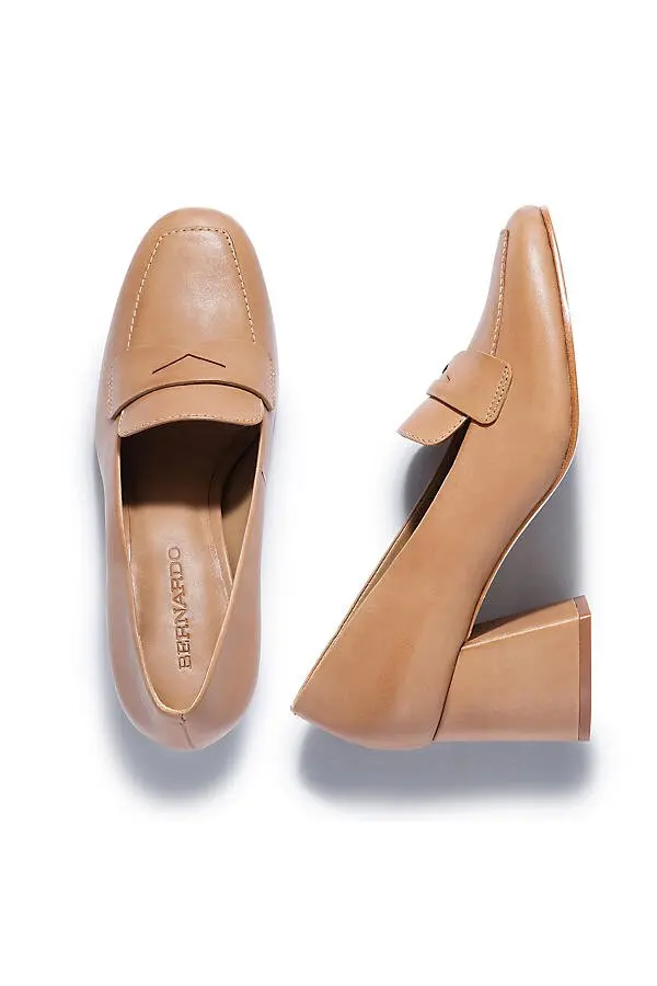 Bernardo Nessa Block Heel Loafers