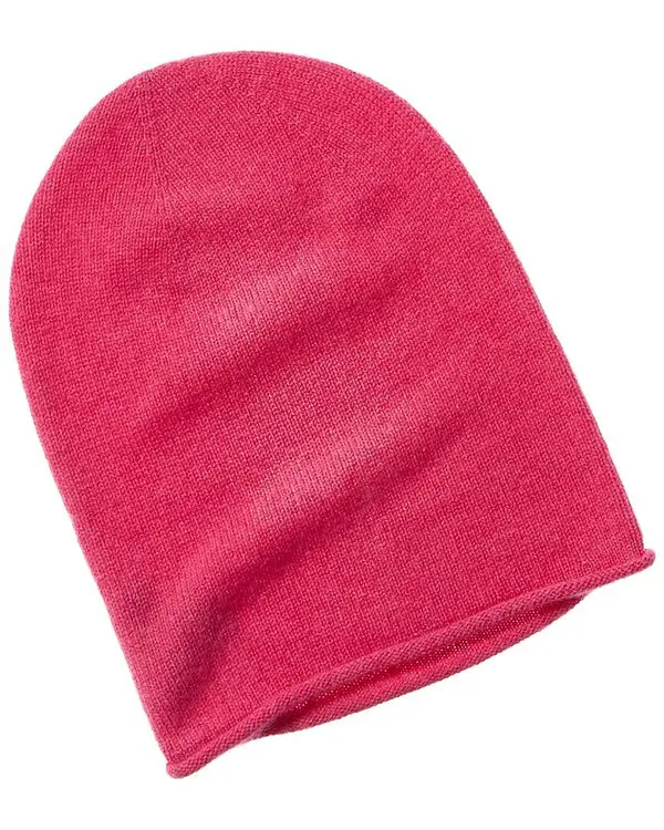 ALASHAN‎ Pink Cashmere Essential Slouchy Hat NEW ALASHAN Cashmere Essential Slouchy Hat, L4030BPI - Touch of  main image 4