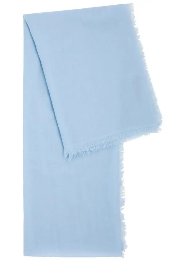 AMA PURE Cashmere Scarf - Blue