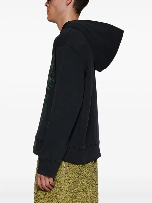 MAISON MARGIELA Graphic Print Hoodie - Black