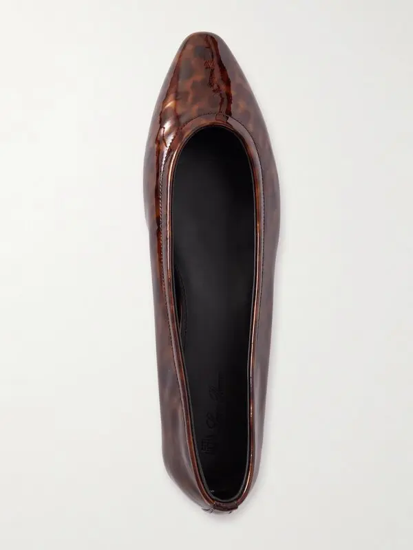 Loro Piana Primula Leopard-print Ballet Flats