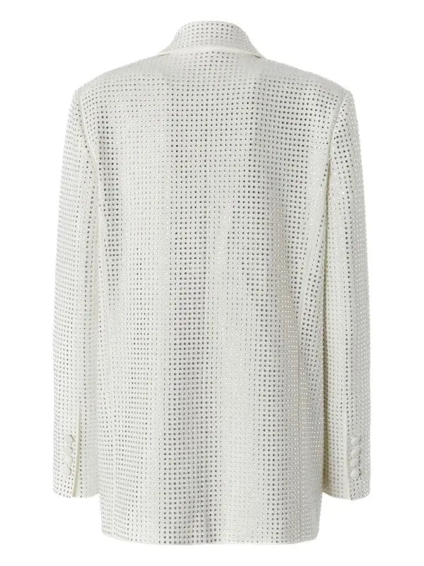 Pinko Stud-embellished Blazer - White