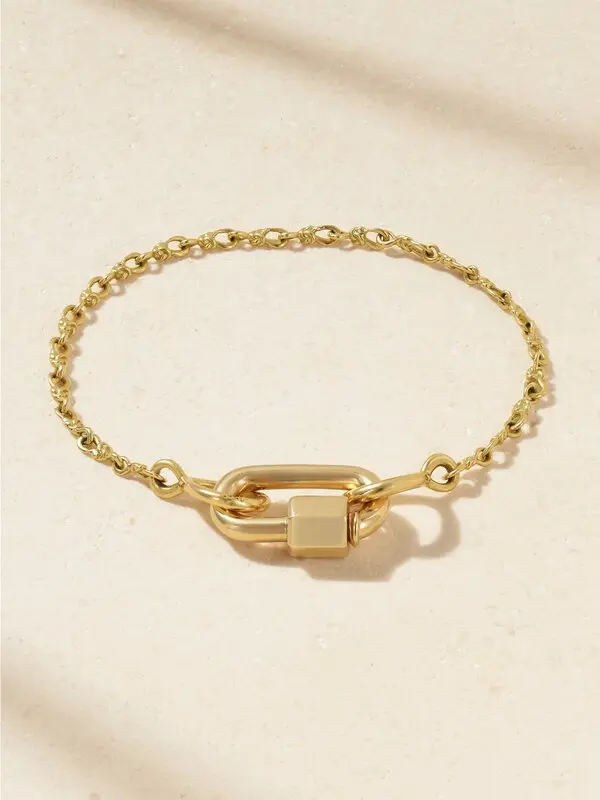 MARLA AARON True Lover's Knot 14-karat Bracelet - Gold