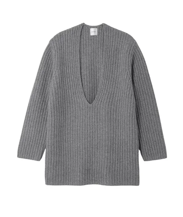LESET Emma Ribbed-knit Sweater