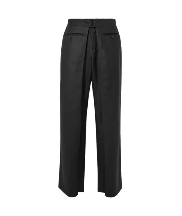 BETTTER Symmetrical Layered Wool-blend Pants