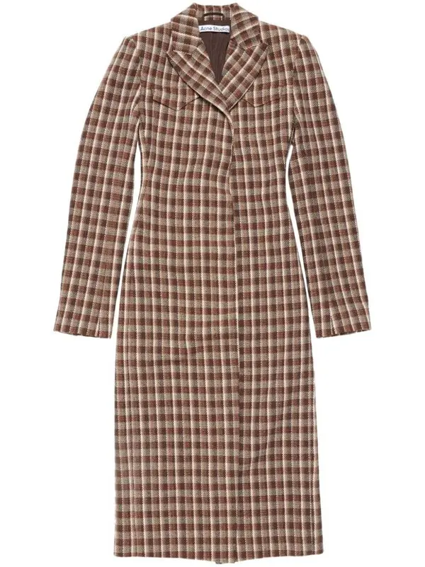 Acne Studios Check-print Coat