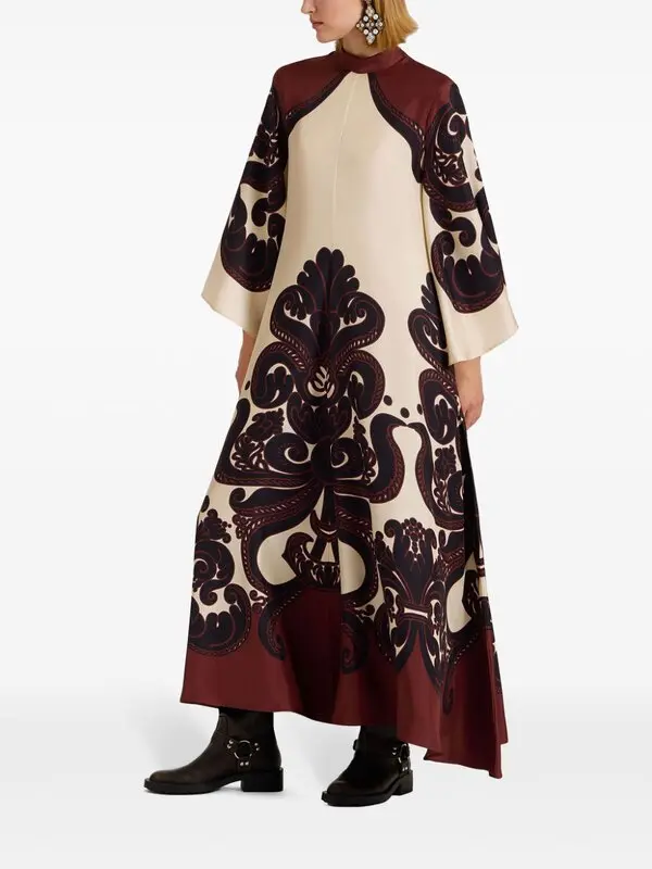 La DoubleJ Magnifico Printed Silk Dress