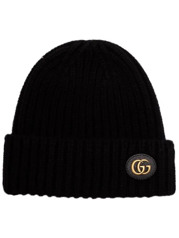 Gucci Double G Beanie - Black