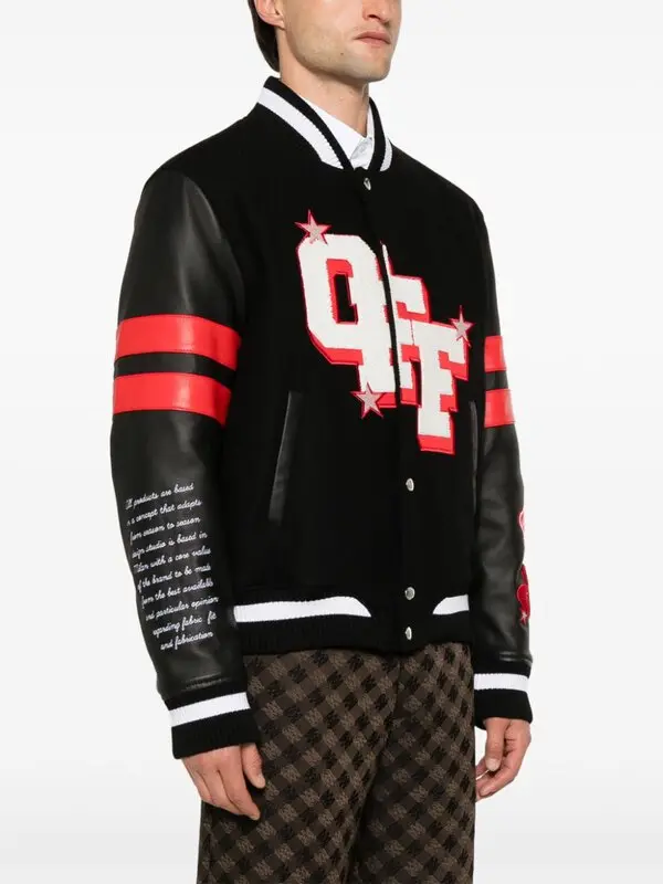 Off-White Dices Lea Varsity Jacket