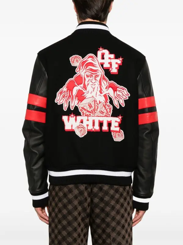 Off-White Dices Lea Varsity Jacket