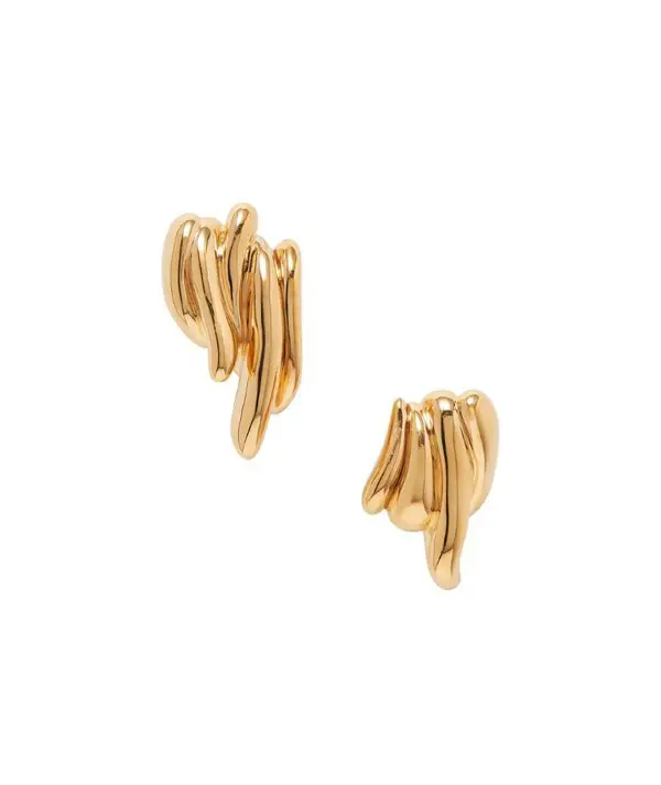 JIL SANDER Tone Earrings - Gold