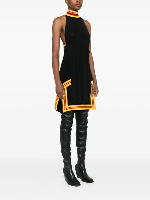 Off-White Raised-logo Mini Dress
