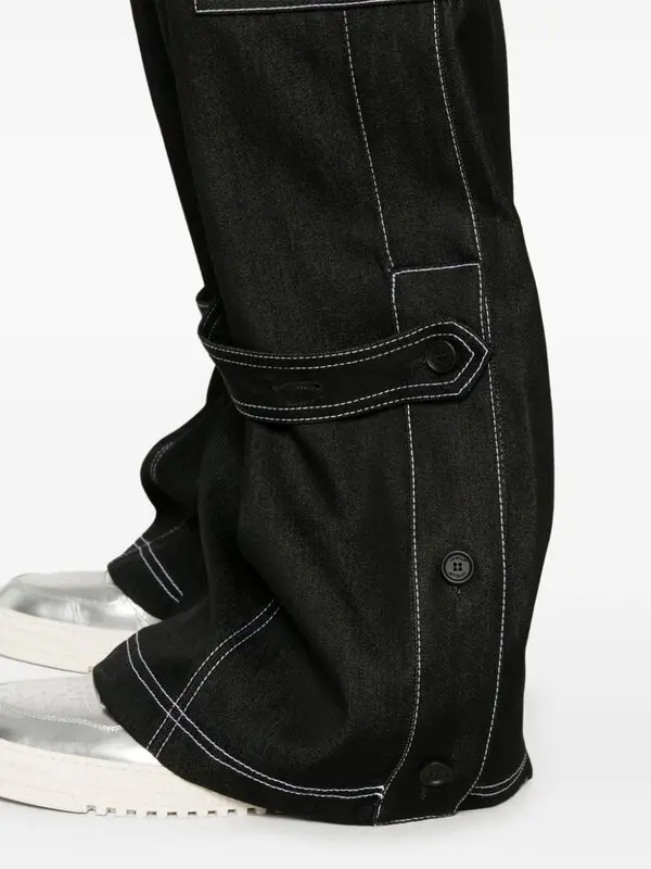 Off-White Stitch Twill Samurai Cargo Trousers