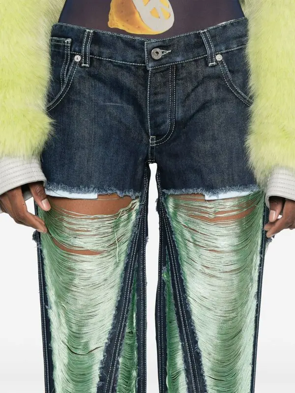 Off-White Shredded Jeans