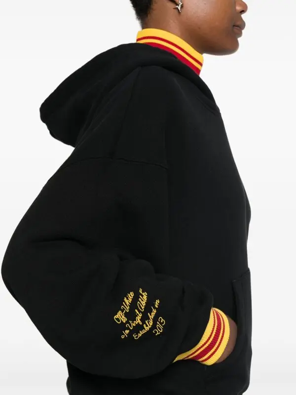 Off-White College Over Hooded Sweatshirt
