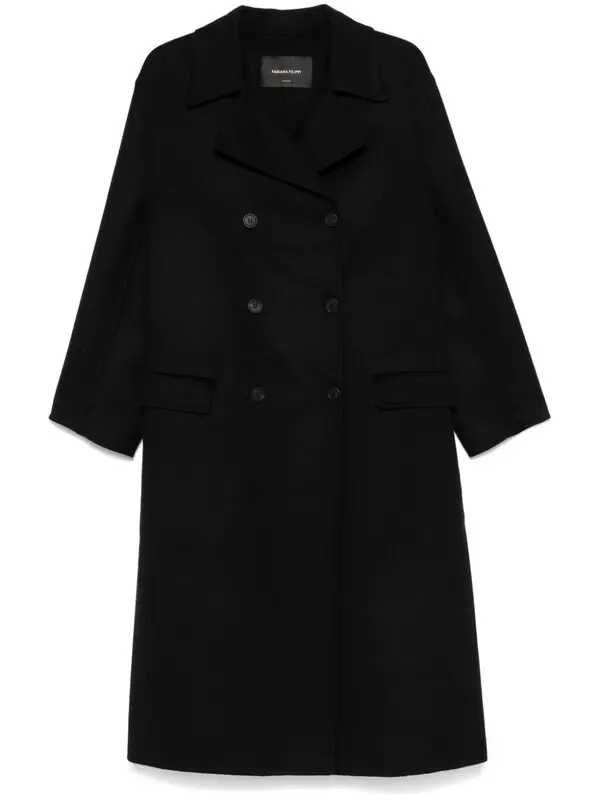 Fabiana Filippi Double-breasted Coat - Black