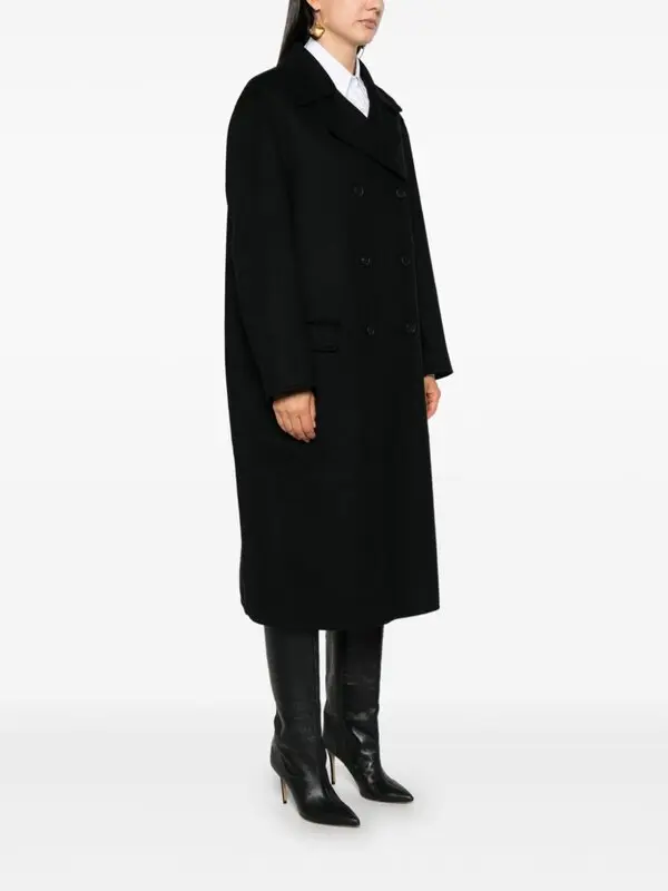 Fabiana Filippi Double-breasted Coat - Black