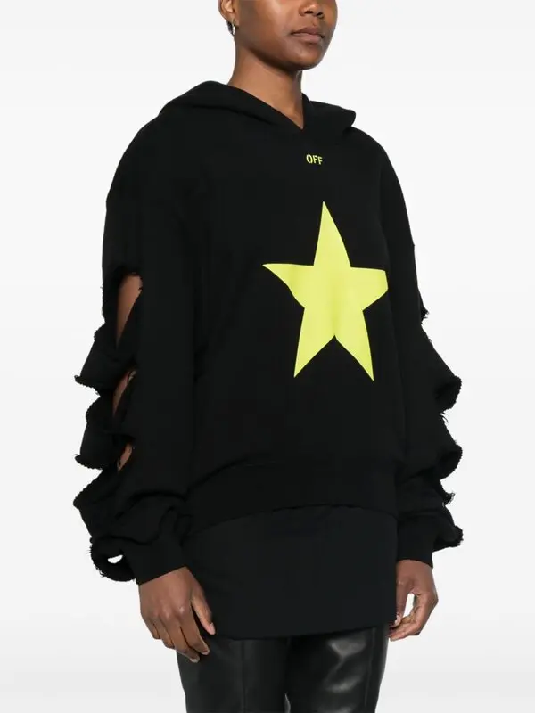 Off-White Star Undercut Hoodie