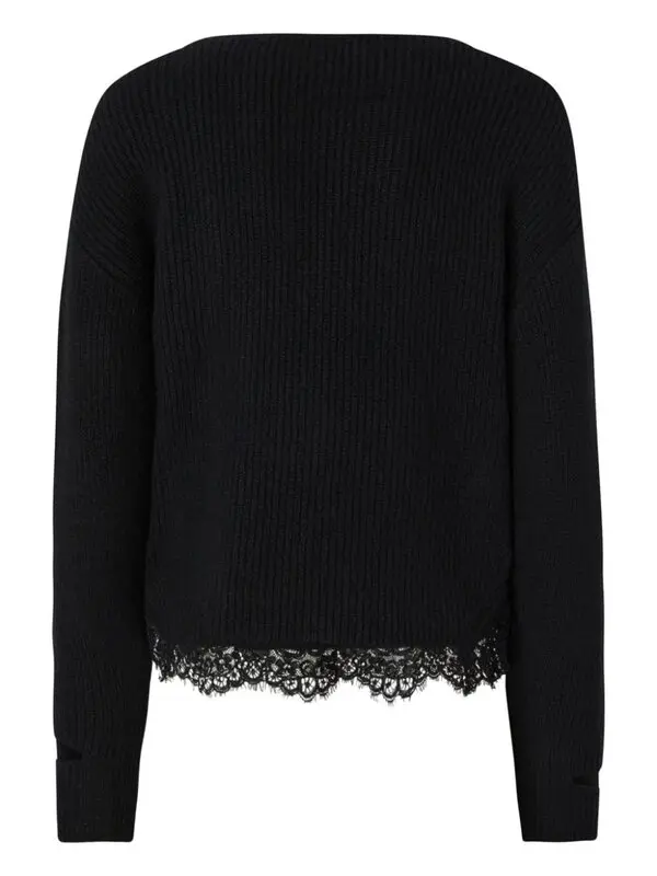 Pinko Lace-trim Sweater