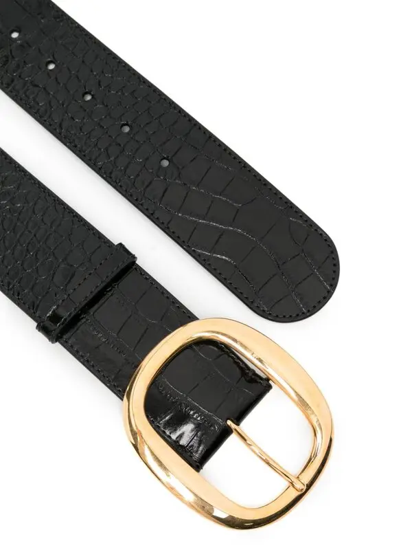 TOM FORD Crocodile-embossed Belt