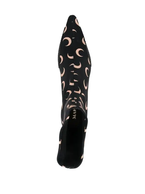 MARINE SERRE Moon-printed Jersey Boots