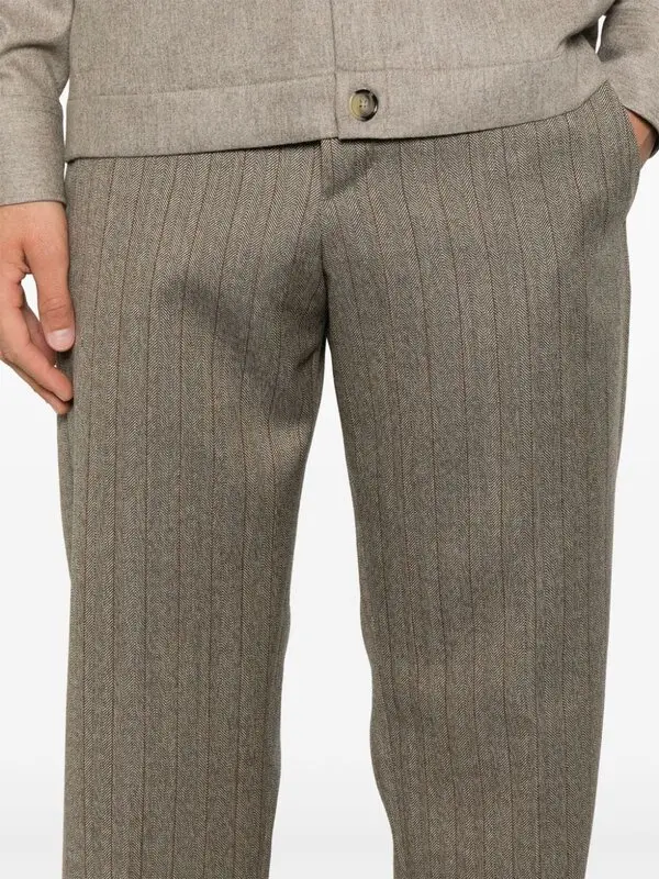 PT TORINO Herringbone Trousers