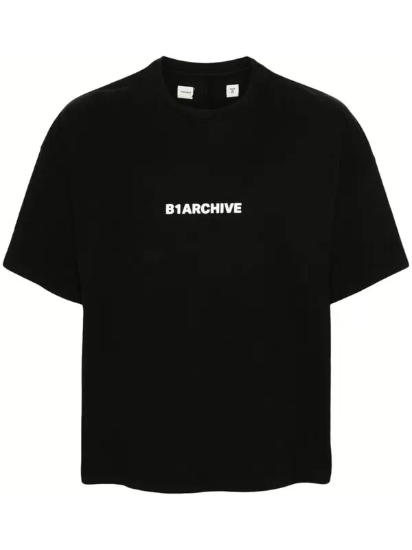 B1ARCHIVE Logo-print Cotton T-shirt - Black