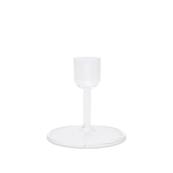 HAY Tiny Candleholder Straight - Clear