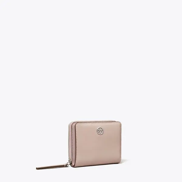 Tory Burch Robinson Spazzolato Bi-fold Wallet - Primrose