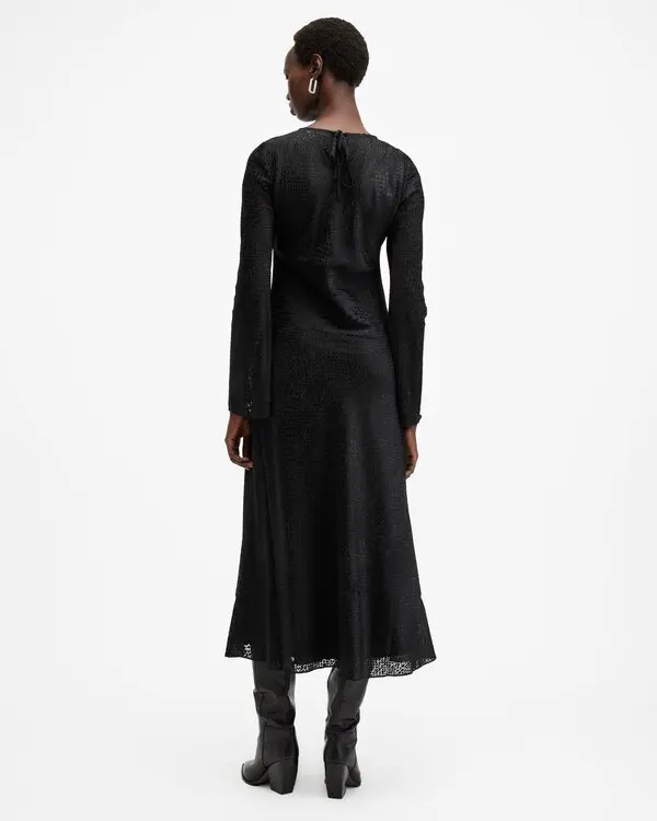 ALLSAINTS Jada Animal Print Maxi Dress